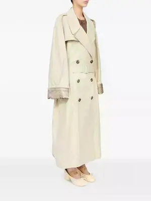 MAISON MARGIELA Cotton Twill Trench Coat