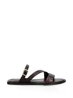 Gant Buckle-fastening Leather Sandals - Brown