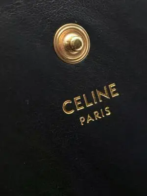 Celine 2010s Triomphe Compact Bi-fold Wallet