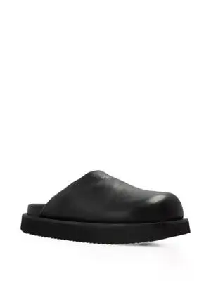 Rick Owens Leather Flat Mules