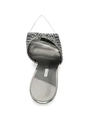 LE SILLA Gilda Crystal-embellished Pointed-toe Heeled Sandals