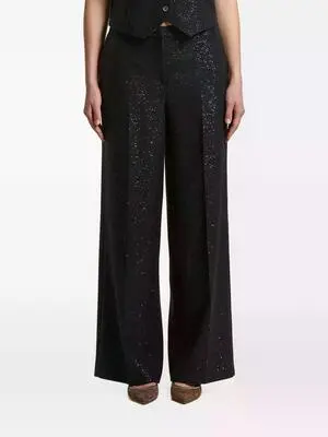 Peserico Sequin-embellished Trousers - Blue