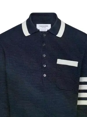 Thom Browne 4-bar Textured-stitch Sweater