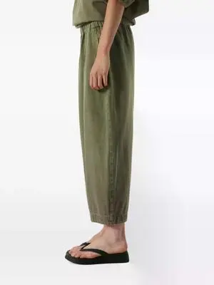 American Vintage Lycaz Pleated Palazzo Pants - Green