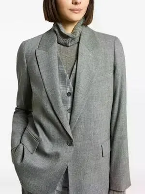 Peserico Single-breasted Peaked-lapel Jacket