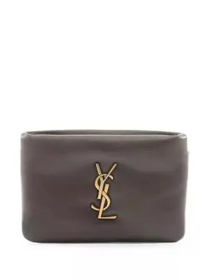 Saint Laurent 2010s Calypso Coin Purse - Brown