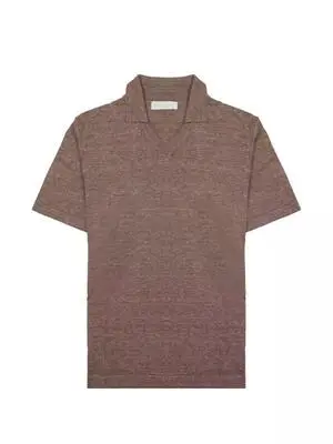 LUIGI GENTILE Fine-knit Short-sleeve T-shirt - Brown