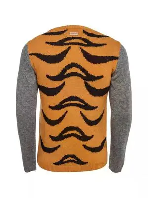 Gucci Tiger Print Crew Neck Sweater
