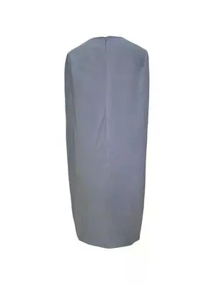Max Mara Cape Shift Dress - Blue
