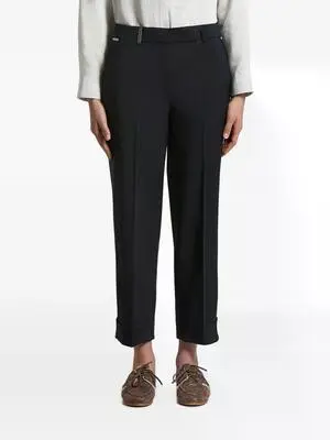 Peserico Turn-up Tailored Trousers - Blue