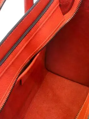 Celine Luggage Nano 2-way Tote Bag - Red