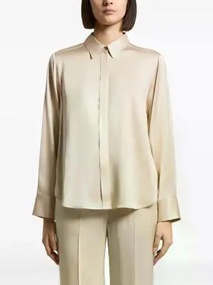 Peserico Satin-finish Shirt - Neutrals