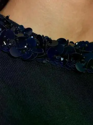 Ulla Johnson Sequin-embellished Puff-sleeve T-shirt