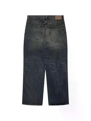 Our Legacy Third Cut Washed-effect Jeans - Black