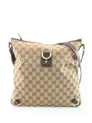 Gucci 2000s Abby Gg Canvas Shoulder Bag - Neutrals
