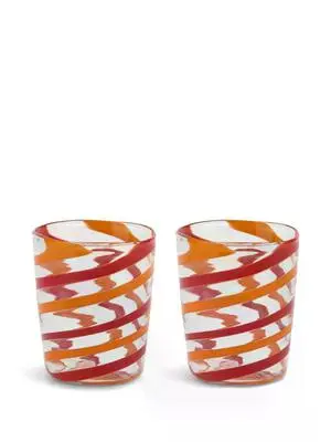 LISA CORTI X Canna Spiral Decorative Glasses - Red