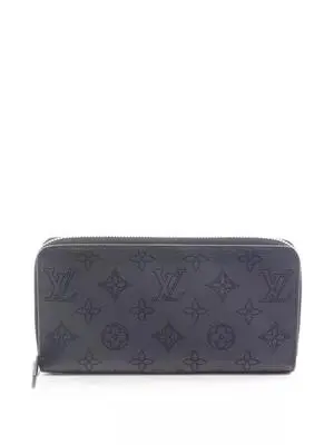 LOUIS VUITTON 2021s Zippy Mahina-leather Wallet - Black