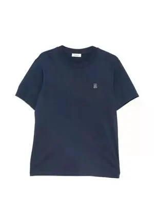 Sandro Logo-patch T-shirt - Blue