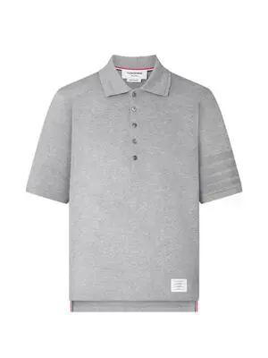 Thom Browne 4-bar Jersey Polo Shirt