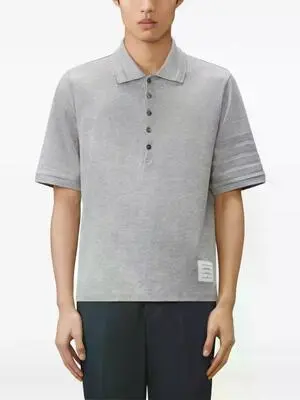 Thom Browne 4-bar Jersey Polo Shirt