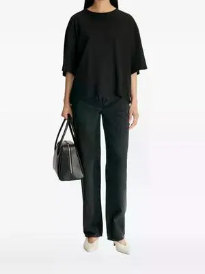 Loulou De Saison Oversized Boxy-cut T-shirt - Black
