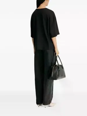 Loulou De Saison Oversized Boxy-cut T-shirt - Black