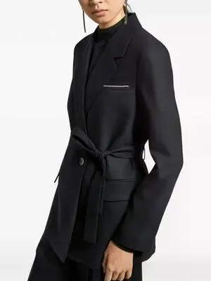 Peserico Belted Notch-lapels Jacket