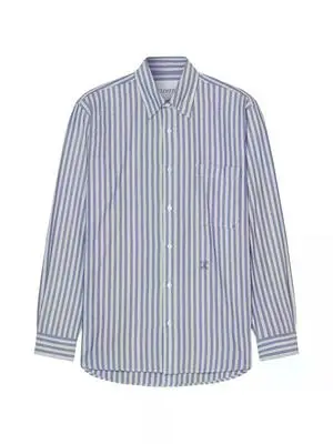 Closed Striped Cotton Shirt - Blue