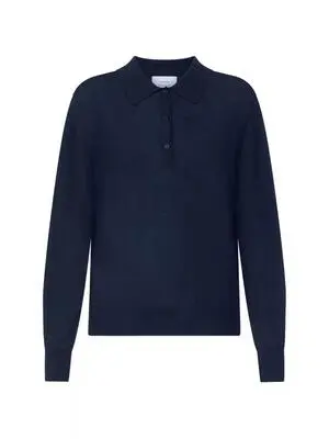 Loulou De Saison Miles Cashmere Polo Top