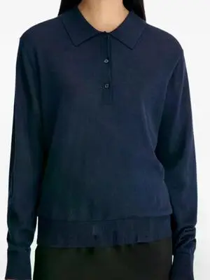Loulou De Saison Miles Cashmere Polo Top