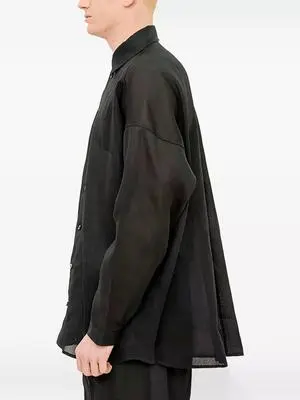 JAN JAN VAN ESSCHE Sheer-twill Loose-fit Shirt