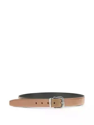 FERRAGAMO Gancini Reversible Leather Belt - Neutrals