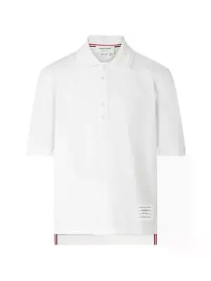 Thom Browne Ottoman Short-sleeves Polo Shirt