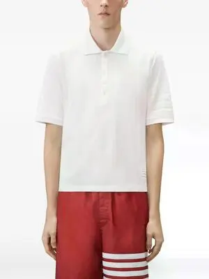 Thom Browne Ottoman Short-sleeves Polo Shirt