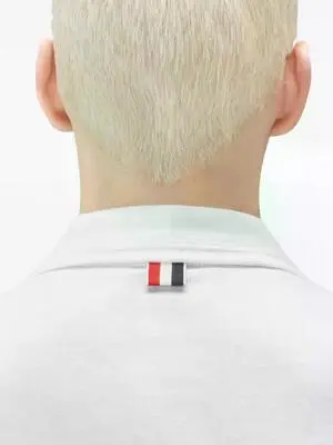 Thom Browne Ottoman Short-sleeves Polo Shirt