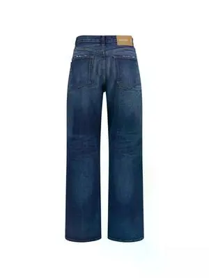 HAIKURE Korea High-rise Straigh-leg Jeans