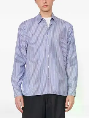Officine Générale Gad Striped Long-sleeve Shirt
