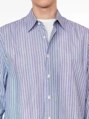Officine Générale Gad Striped Long-sleeve Shirt