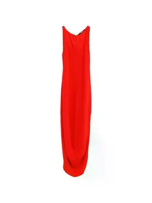 Jacquemus Asymmetric Sleeveless Dress - Red