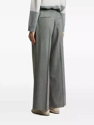 Peserico Pleat-detail Elasticated-waist Trousers