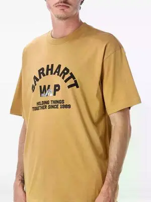Carhartt Work In Progress Column Logo-print Short-sleeve T-shirt