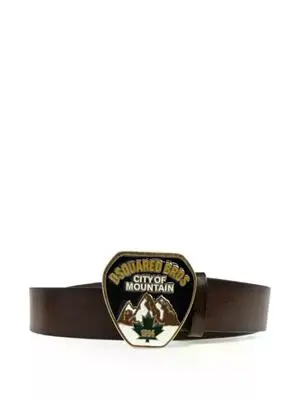 Dsquared2 Plaque-buckle Leather Belt