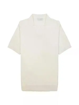 LUIGI GENTILE Open-knit Short-sleeve T-shirt