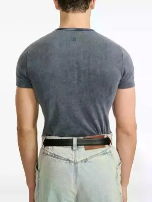 LGN LOUIS GABRIEL NOUCHI Asymmetric Cutout Ribbed T-shirt