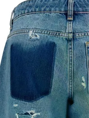 7 For All Mankind Low-rise Straight-leg Jeans