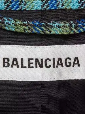 Balenciaga Hourglass Check Blazer
