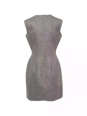 Ermanno Scervino Double-breasted Mini Dress - Grey