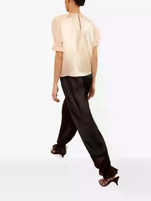 Ulla Johnson Camille Silk Trousers - Black