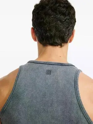 LGN LOUIS GABRIEL NOUCHI Washed-effect Ribbed Tank Top