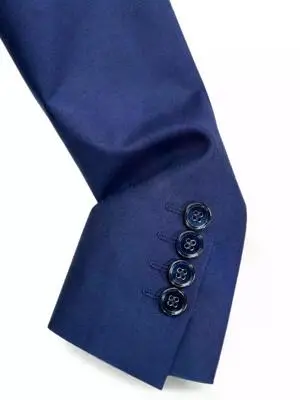 RAMON SANJURJO Peak-lapel Single-breasted Suit - Blue